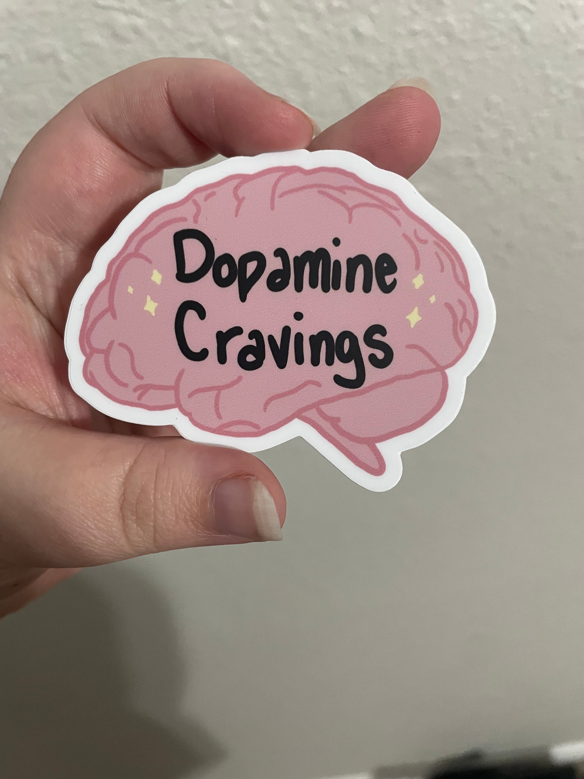 Brain Dopamine Cravings Sticker – Faul Magic